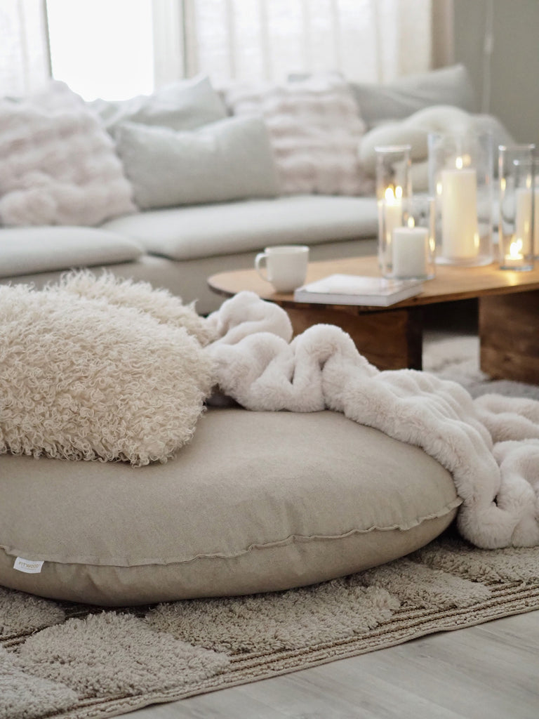 LEMPI floor cushion | sand – FitWood
